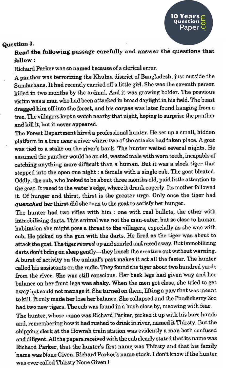 ICSE 2014 English Language Question Paper for Class 10 ICSE 2014 English Language Question Paper for Class 10